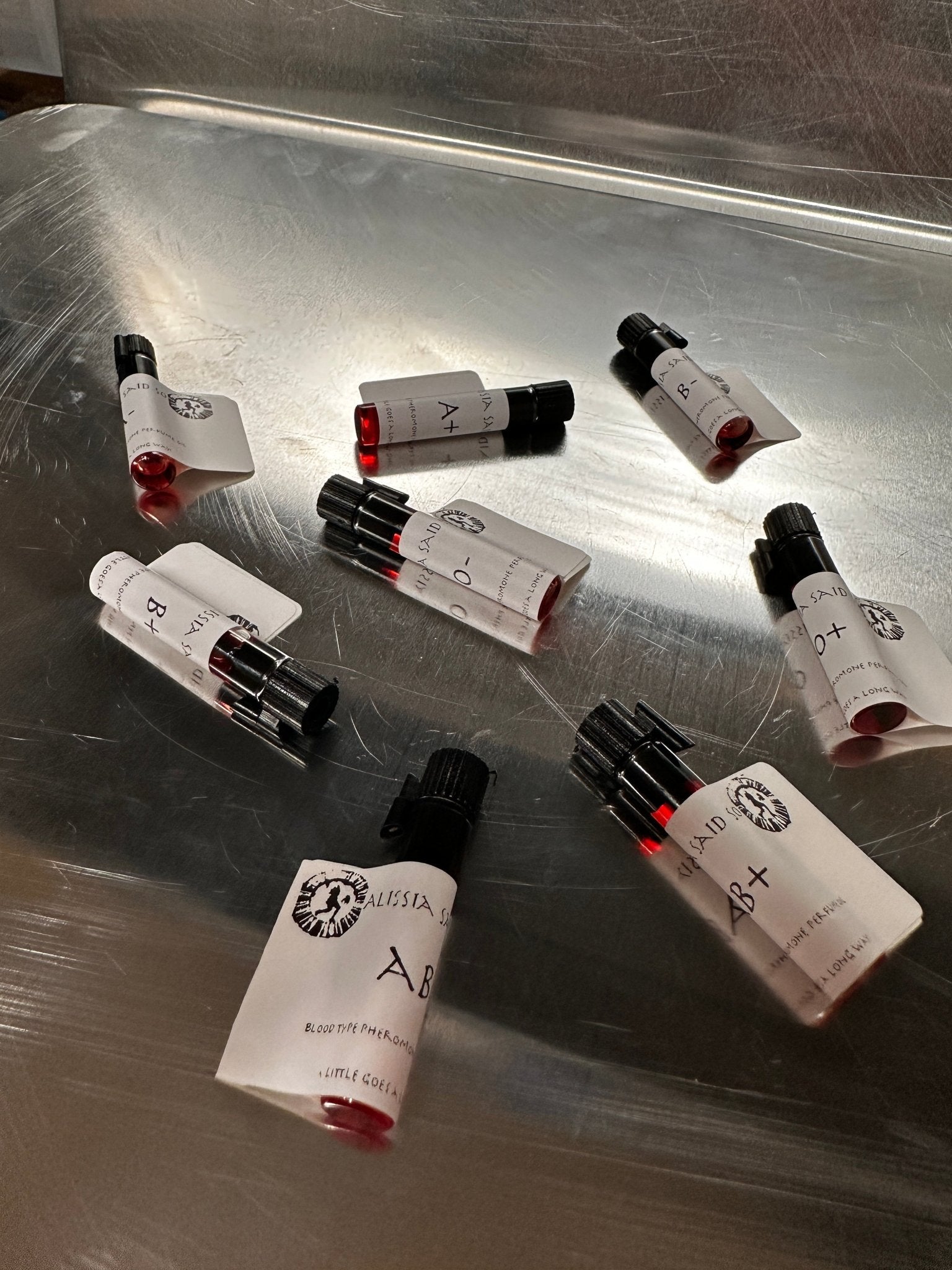 Blood Sample Pack – Bruja Perfume Lab